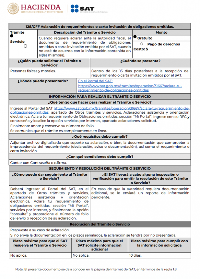 Aclaración de cartas invitación y exhortos de la autoridad fiscal Aclaración de cartas invitación y exhortos de la autoridad fiscal